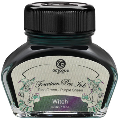Octopus Fluids Sheen Fountain Pen Ink, Witch - FLAX art & design