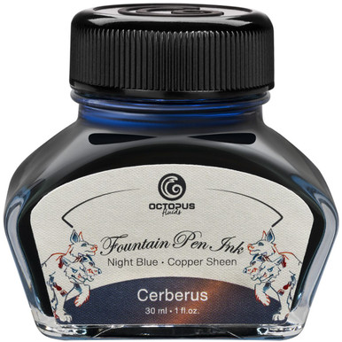 Octopus Fluids Sheen Fountain Pen Ink, Cerberus - FLAX art