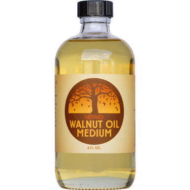 Natural Earth Walnut Oil Medium, 8 oz - FLAX art & design