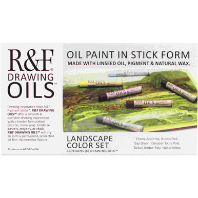 R&F Drawing Oil Sets - FLAX art & design