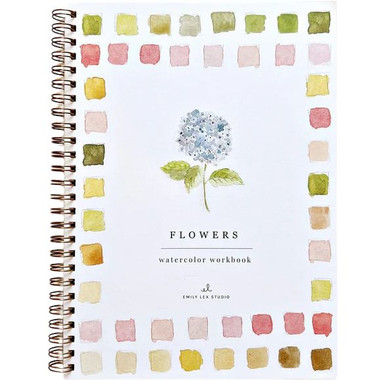 Watercolor Workbook, Flowers - FLAX art & design