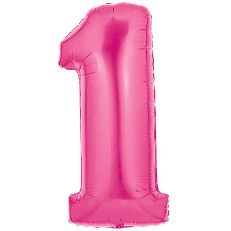 Sydney Party supplies | Hot Pink Number 1 Megaloon Balloon | Balloon ...