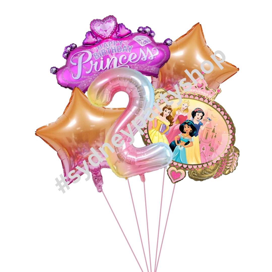 Licensed Disney Princess Balloon Bouquet