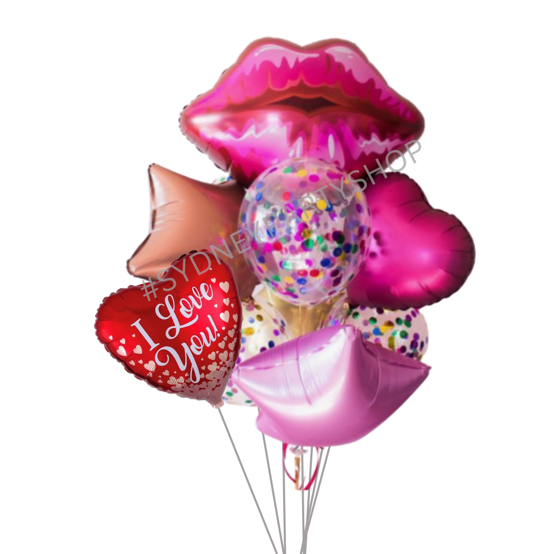 Love balloon bouquet