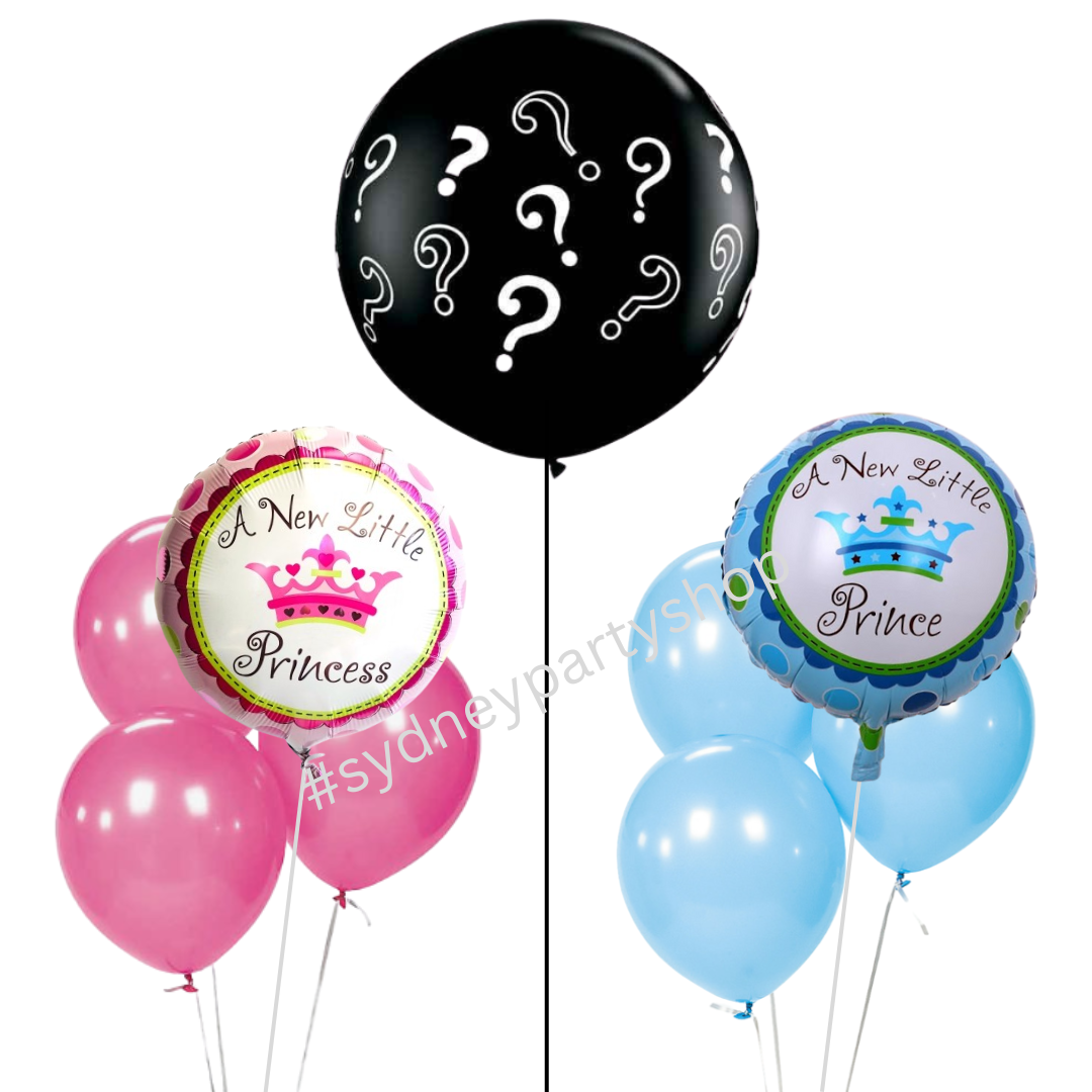 New Little Prince/Princess Balloon Bouquet Set