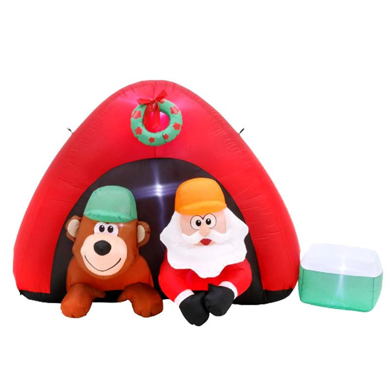 Camping Santa Inflatable | Santa Inflatable | Santa | Inflatable ...