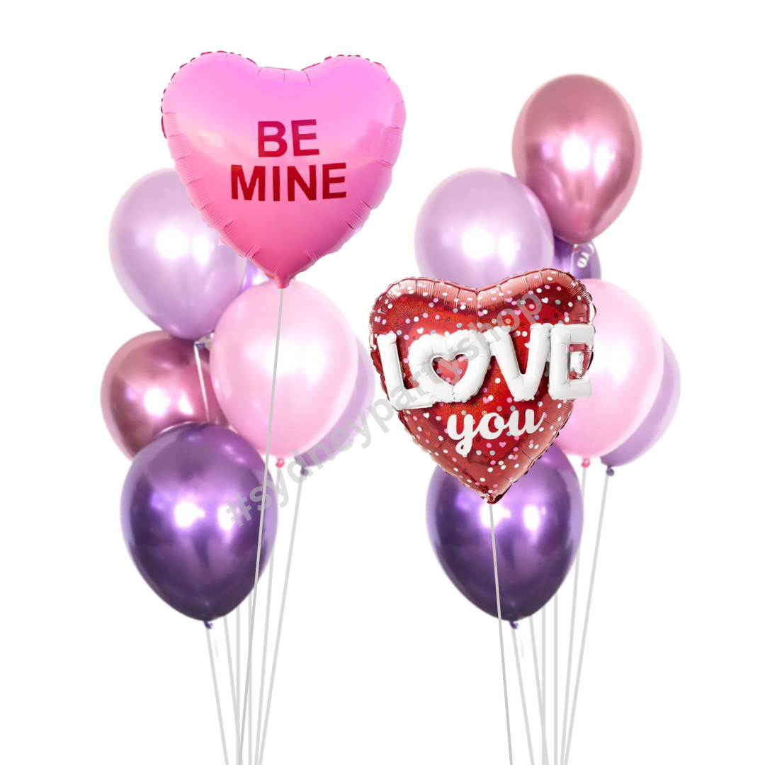 Be Mine Balloon Bouquet