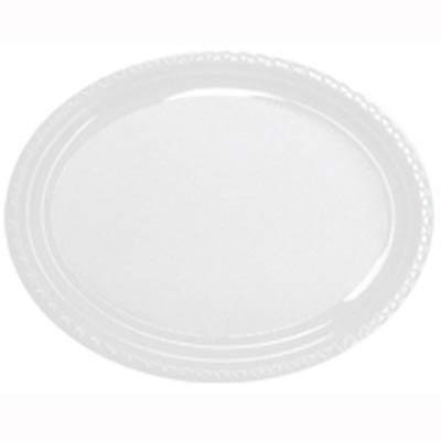 Plate Oval Heavy Duty White Pack of 25 - Sydney Party Shop