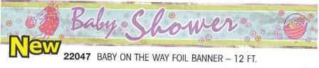 BANNER BABY SHOWER 360 CM - Sydney Party Shop
