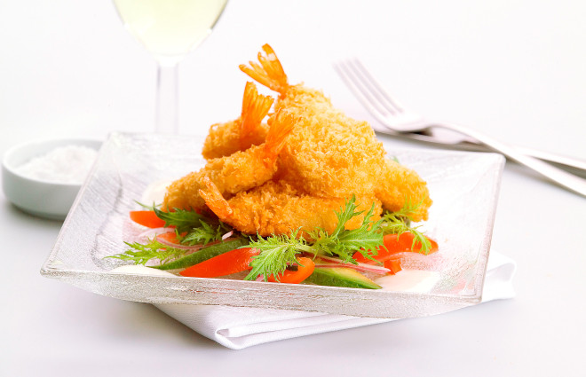 PRAWN CRUMBED CUTLET APPROX 2kg 80 PCS - Sydney Party Shop