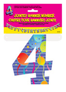 JOINTED BANNER NUMBER 4 - Sydney Party Shop