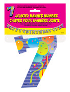 JOINTED BANNER NUMBER 7 - Sydney Party Shop