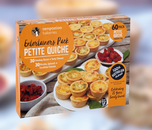Petite Quiches - 60 Pack