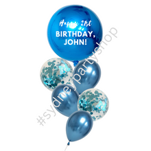 Personalized Sparkling balloon bouquet