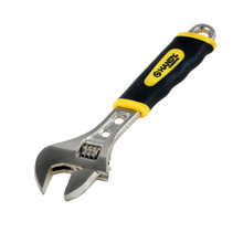 Wrench Adjustable Black & Yellow Soft Grip Handle 150mm