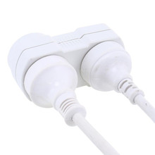 Adaptor Double (Horizontal Right Hand) White