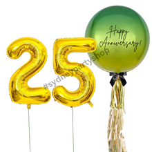 Personalized 25th Anniversary Balloon Bouquet