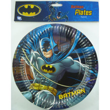 Batman Paper Plates Pk 8 - Sydney Party Shop