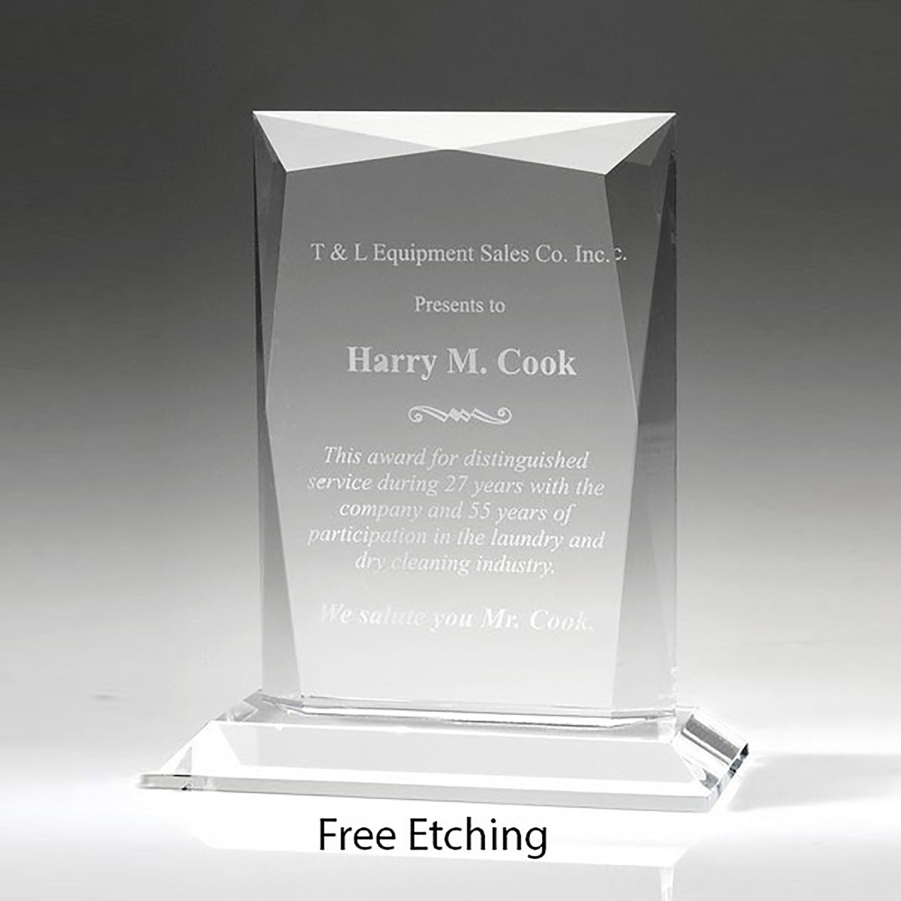 Physician's Awards | Top Doctor Award | Glass Awards | Glass Etching Fever