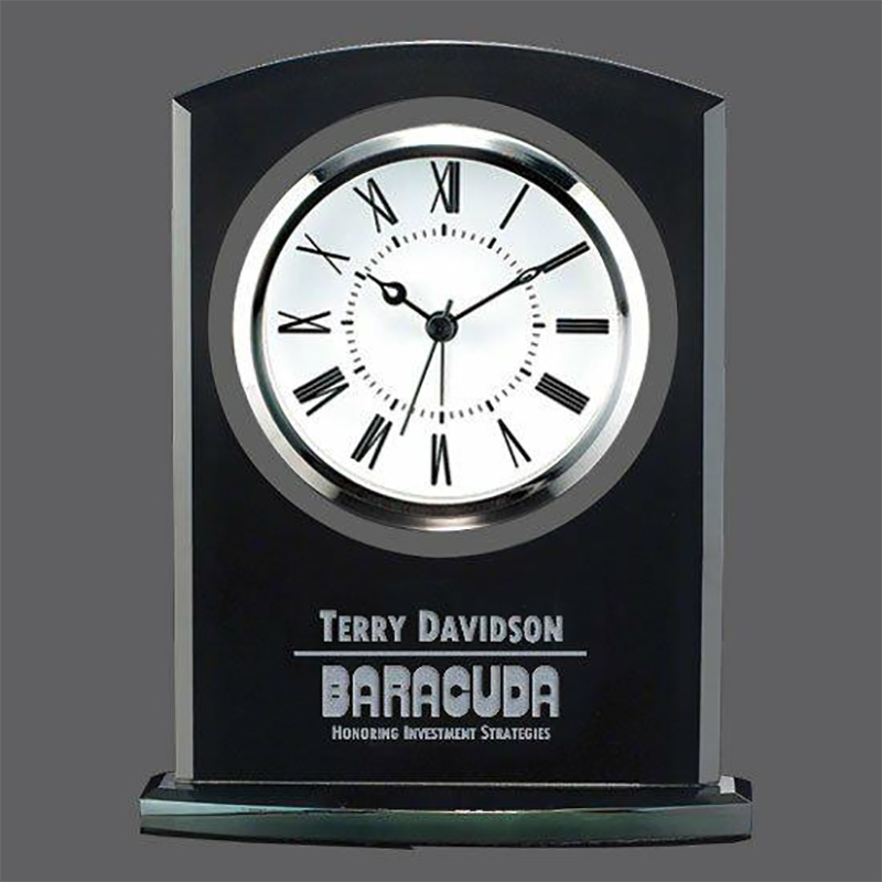 Unique Desk Clocks | Corporate Gifts | Executive Awards | Glass Etching ...