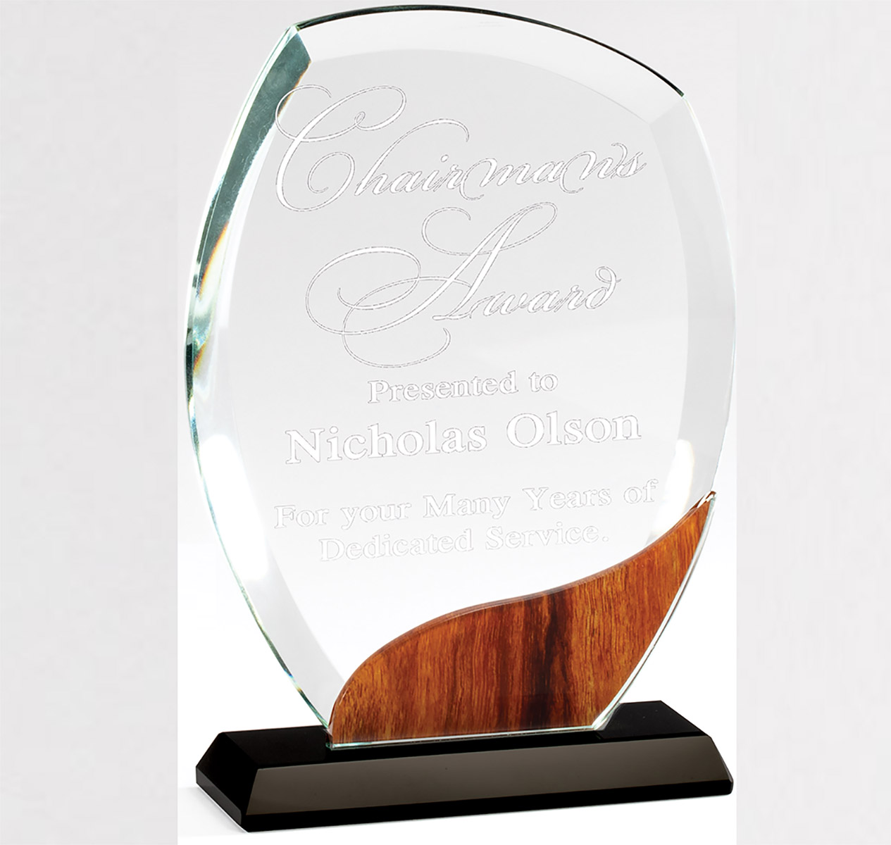 Fine Etched Awards | Custom Engraved Awards | Employee Awards| Glass ...