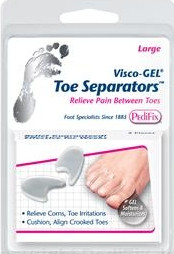 Pedifix toe separators with visco gel | ACG Medical Supply