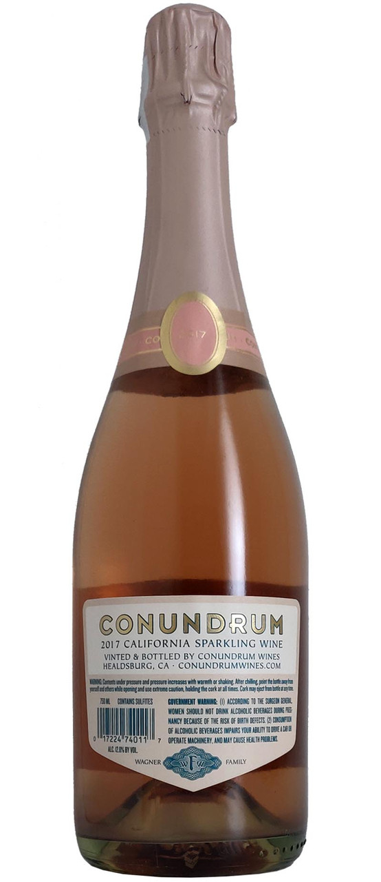 Conundrum 2017 Sparkling Rose (Wagner) - Final Case Wines