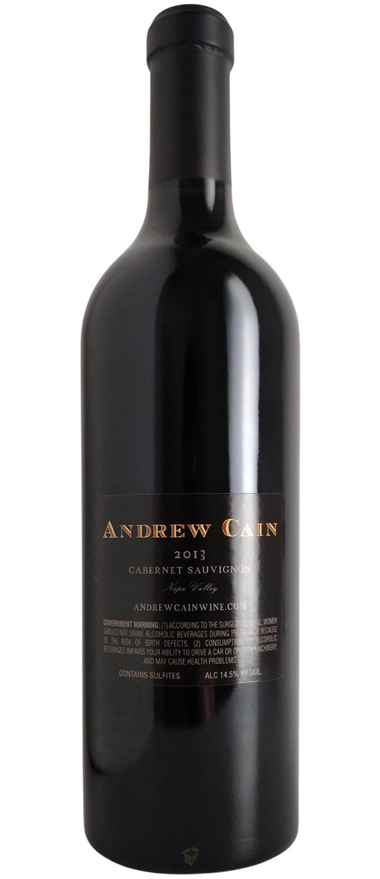 Andrew Cain 2013 Signature Napa Cab | Final Case Wines