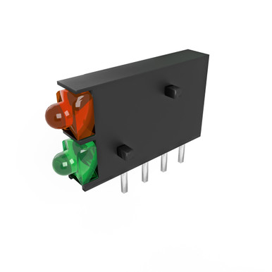 571 Series 2 mm Bi-Level CBI R.G with Ganging Post - Dialight Signals ...