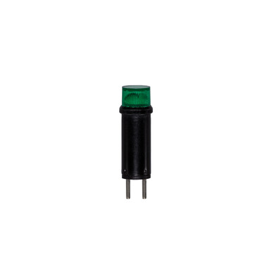 28V DC GREEN SHORT CYLINDRICAL LED INDICATOR - Dialight Signals ...