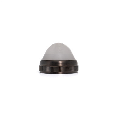 378 Series Lens Cap Torpedo Back Frosted Clear - Dialight Signals ...