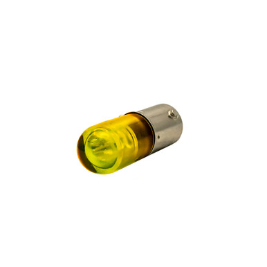 586 LED Bulb Non-Polarized T3 1/4 Min Bayonet Yellow 28V - Dialight ...