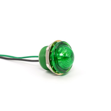 658 LED PMI 1", DOME, GREEN, 8-60VDC - Dialight Signals & Components