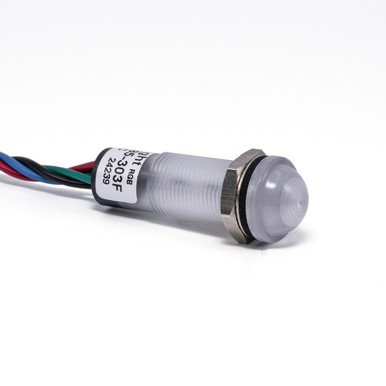 659 LED PMI .50", DOME, RGB, 10-30VDC - Dialight Signals & Components
