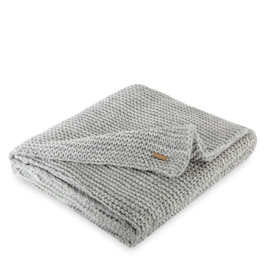Merino Wool Throw, Marino Wool Blanket Left Knit | Giftbori