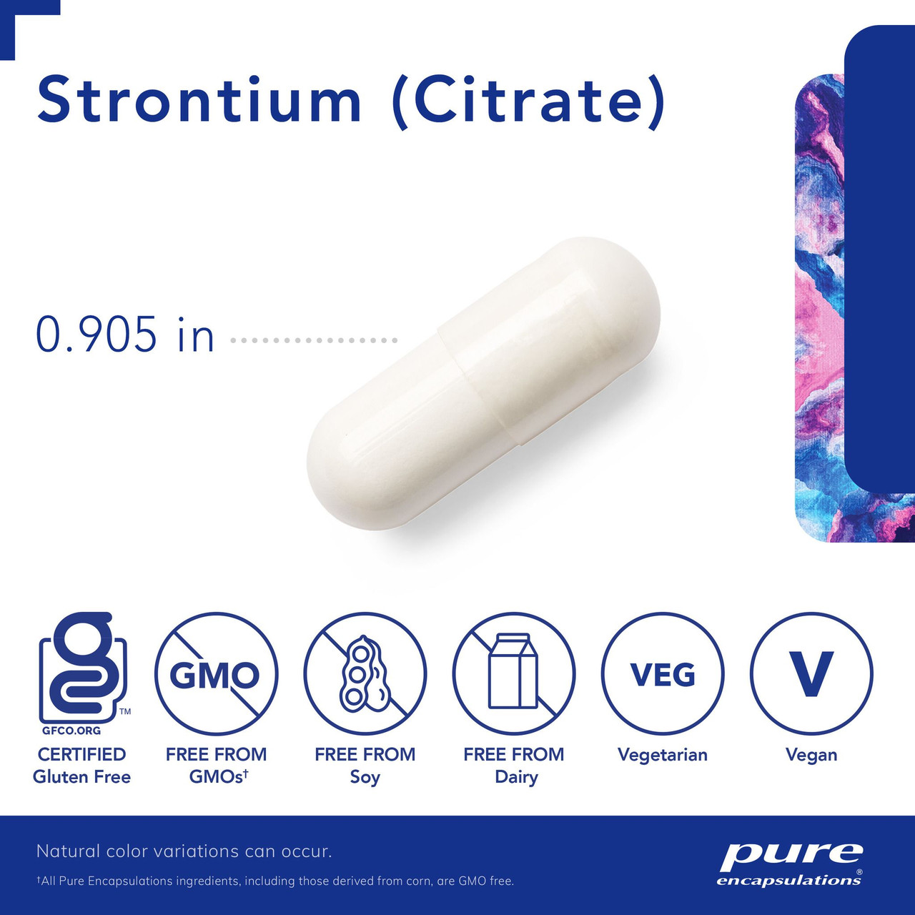 Pure Encapsulations Strontium (citrate) - Capsules