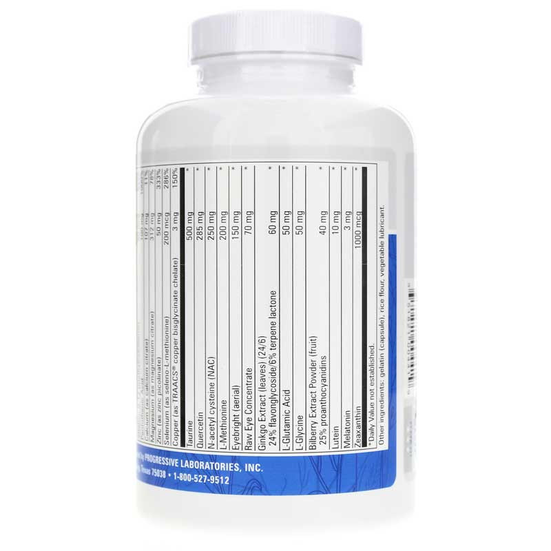 Progressive Labs Visio Plex - 200 Capsules - Free 2 to 4 Day Delivery