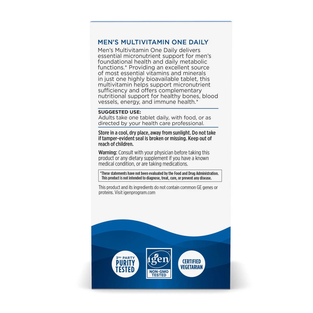 Nordic Men’s Multivitamin One Daily - 30 Tablets (Unflavored) - Free 2 ...