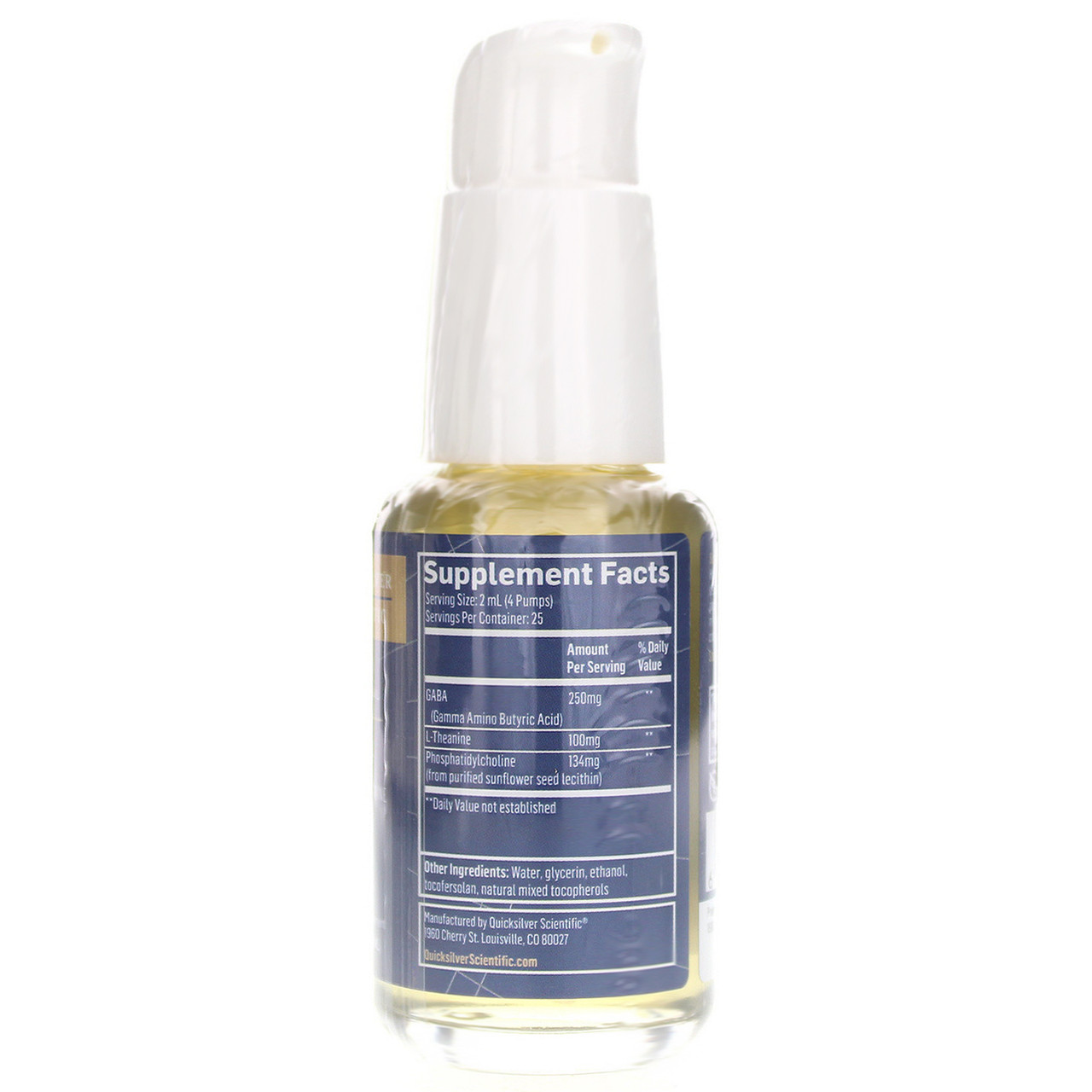 Quicksilver Scientific GABA with L-Theanine Liposomal, 1.7 Oz