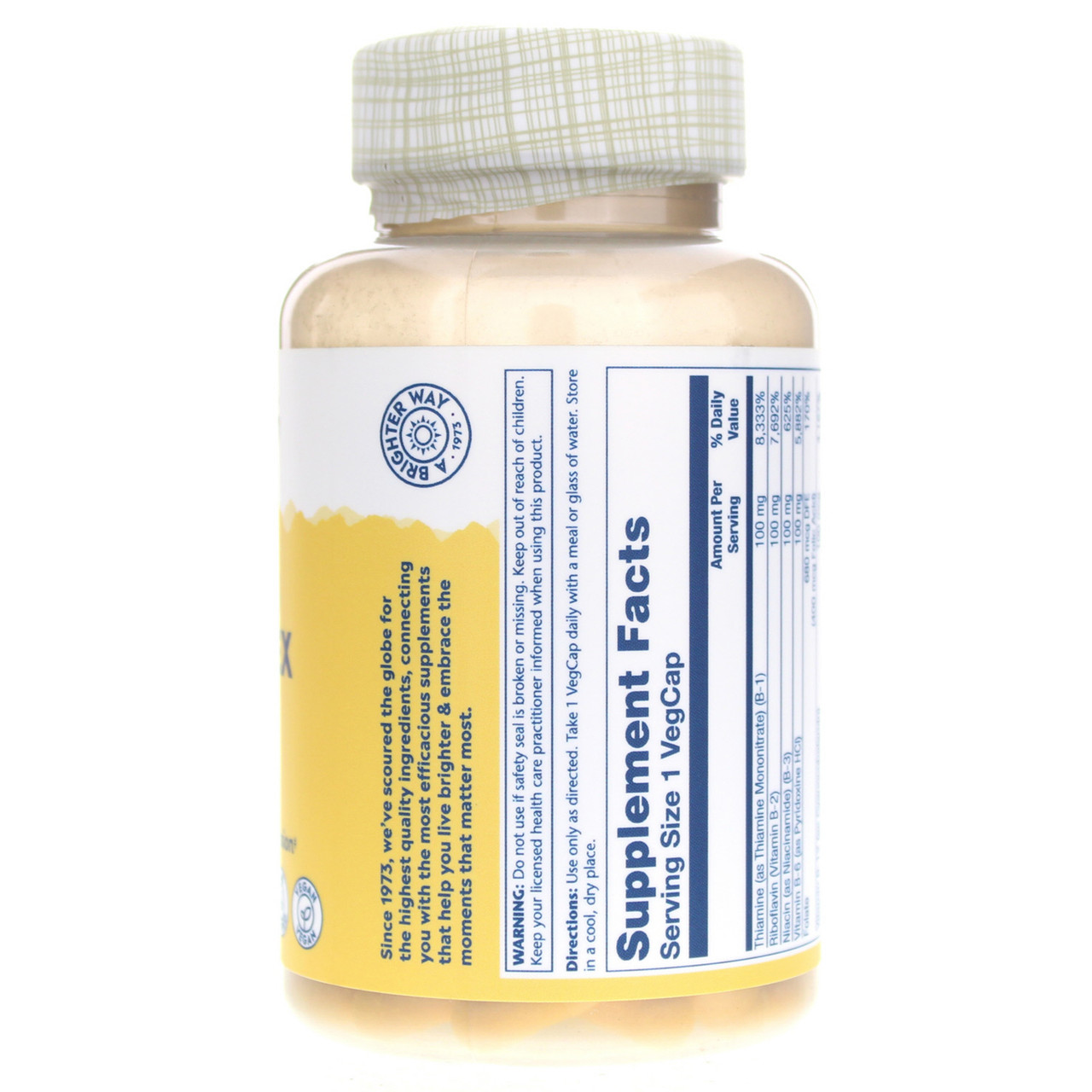 Vitamin B-Complex 100, Solaray