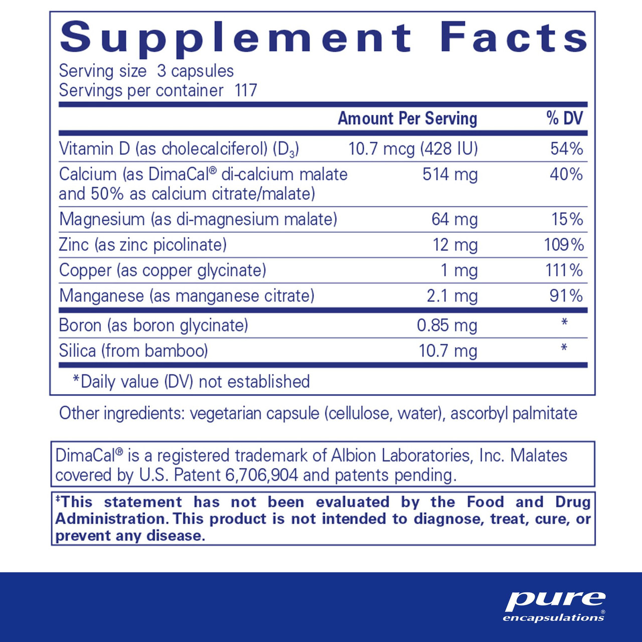 Pure Encapsulations OsteoBalance - Capsules - Free 2 to 4 Day Delivery