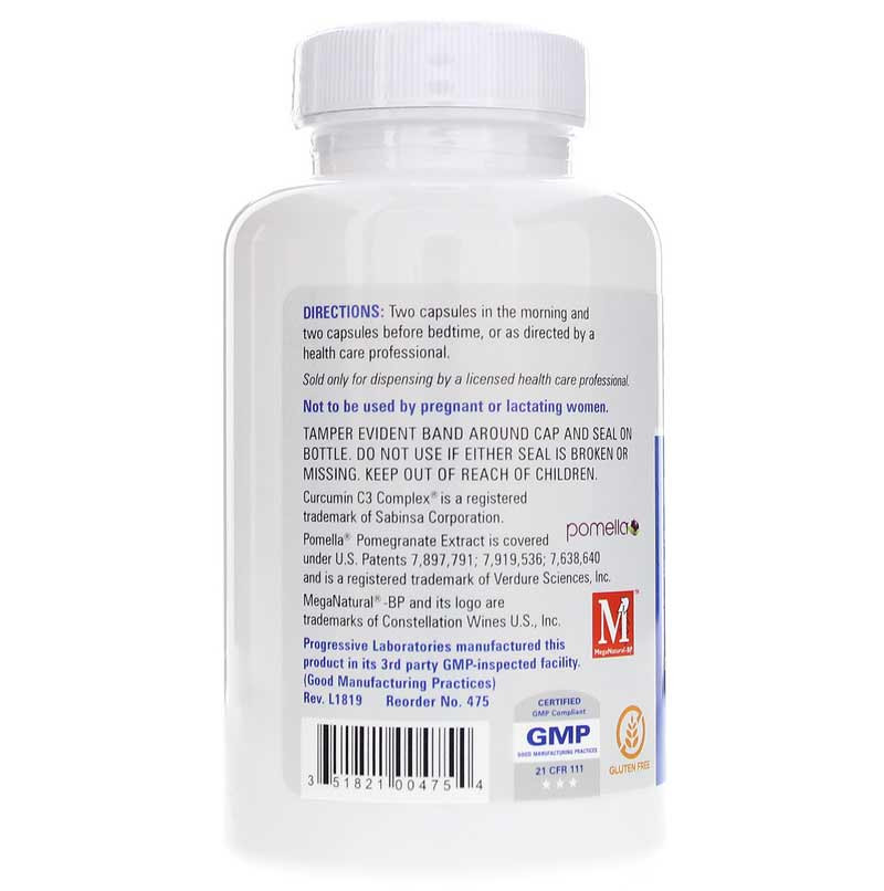 Progressive Labs BP Natural - 120 Capsules - Free 2 to 4 Day Delivery