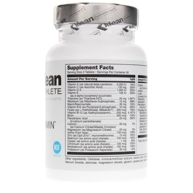 Klean Athlete Klean Multivitamin - 60 Tablets - Free 2 to 4 Day Delivery