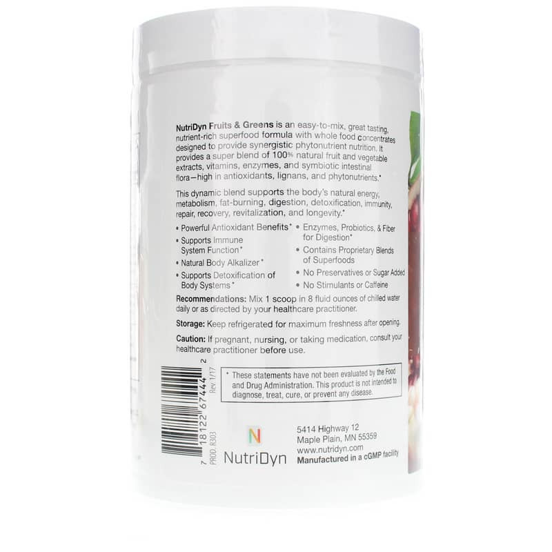 Buy NutriDyn Fruits & Greens - Free 2-3 Day Delivery