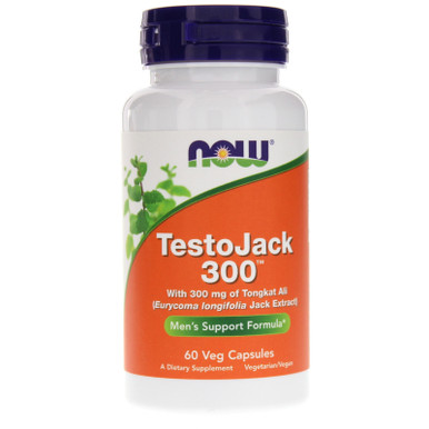NOW Foods TestoJack 300, 60 Veg Capsules - Simply Nutrients