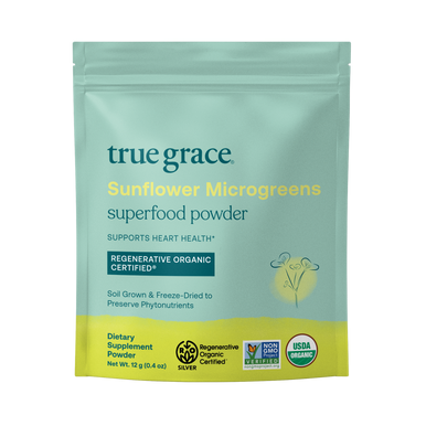 Sunflower Microgreens Superfood Powder Organic, True Grace