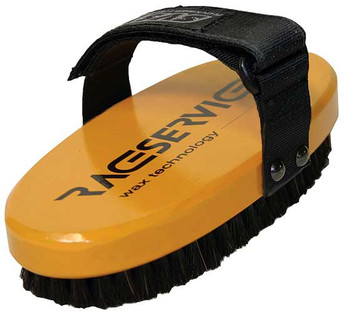 RaceService 1 Oval 18mm Horse Hair Brush - Race Werks