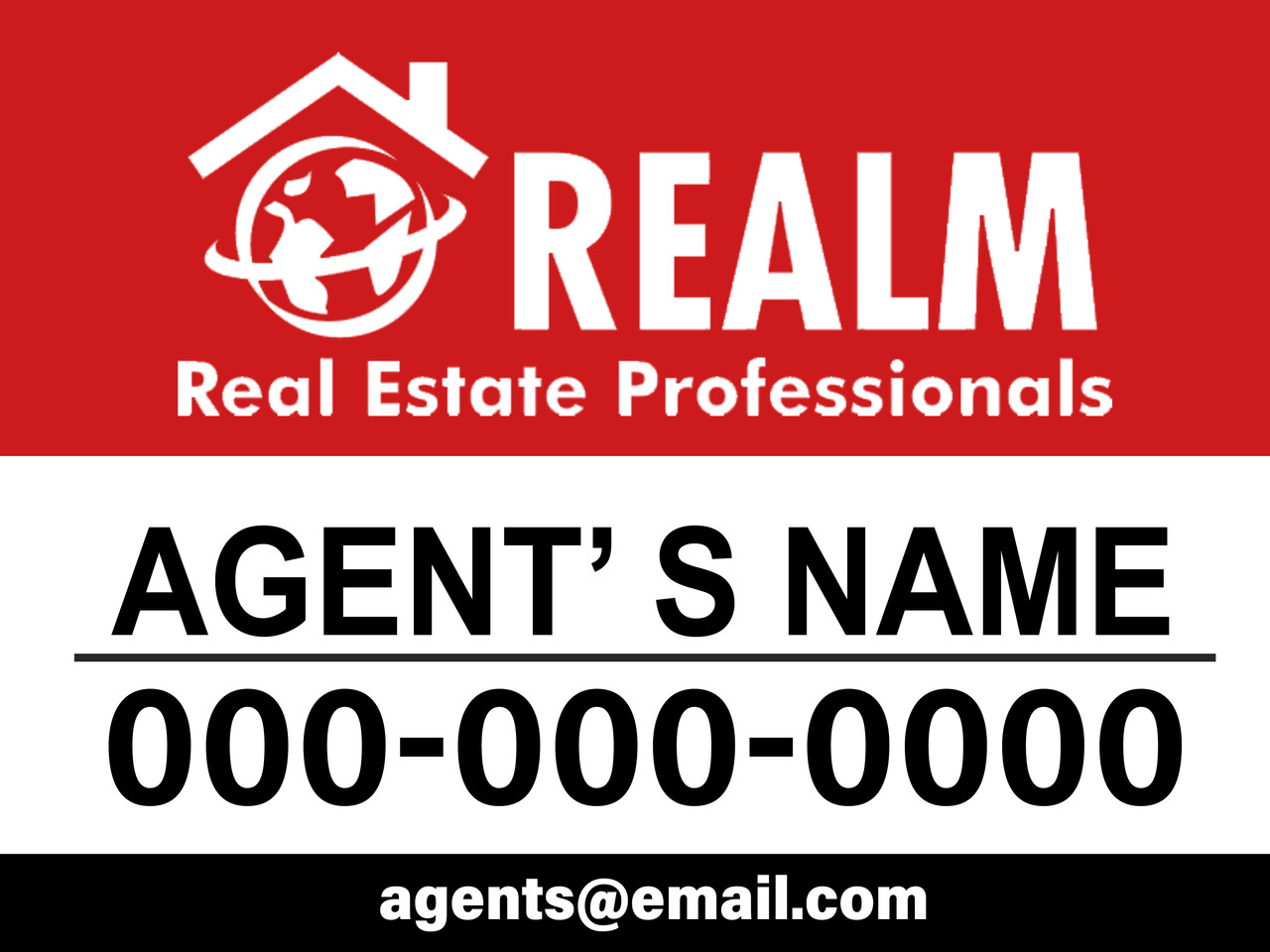 Realm Sign Panel - Champions Printing