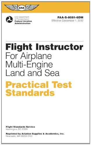 Practical Test Standards (PTS) Flight Instructor - Multi-Engine - ASA
