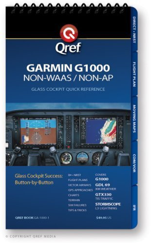 QRef - Garmin G1000 Non-WAAS - Checklist Book | Fallon Pilot Shop